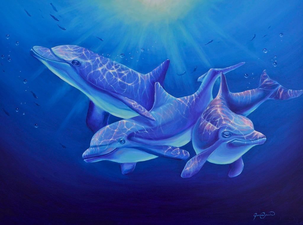 Dolphin Magic – James Corwin Fine Art - Wildlife Artist