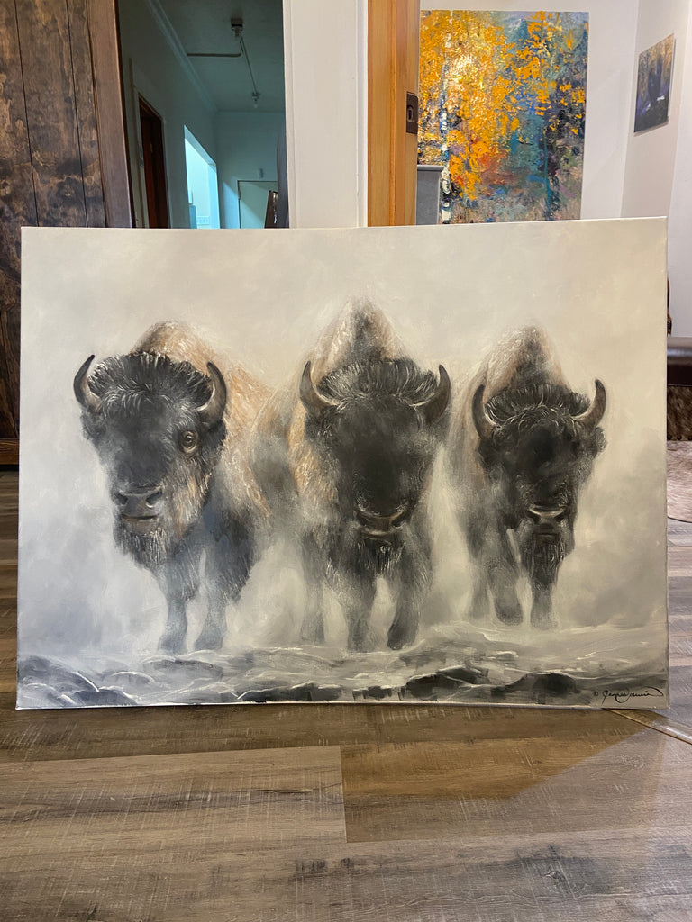 Three Musketeers – James Corwin Fine Art - Wildlife Artist