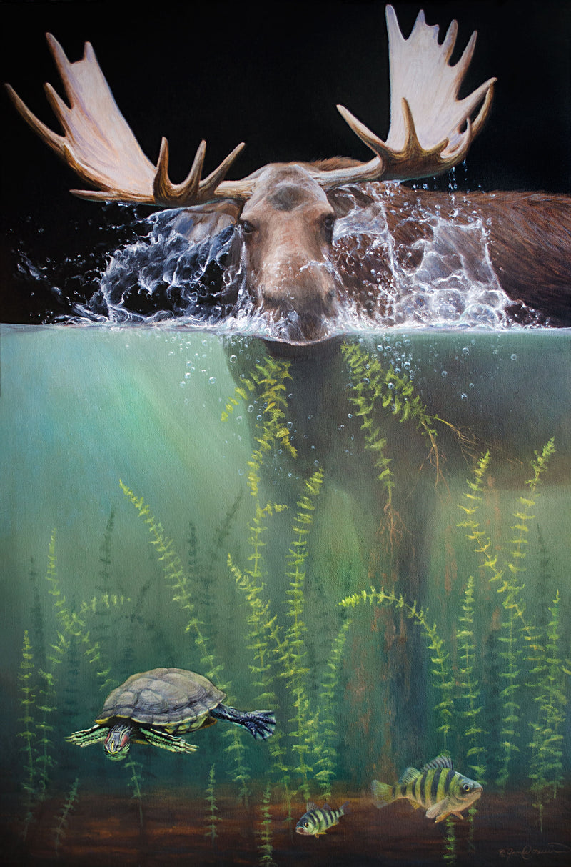 Moose Painting