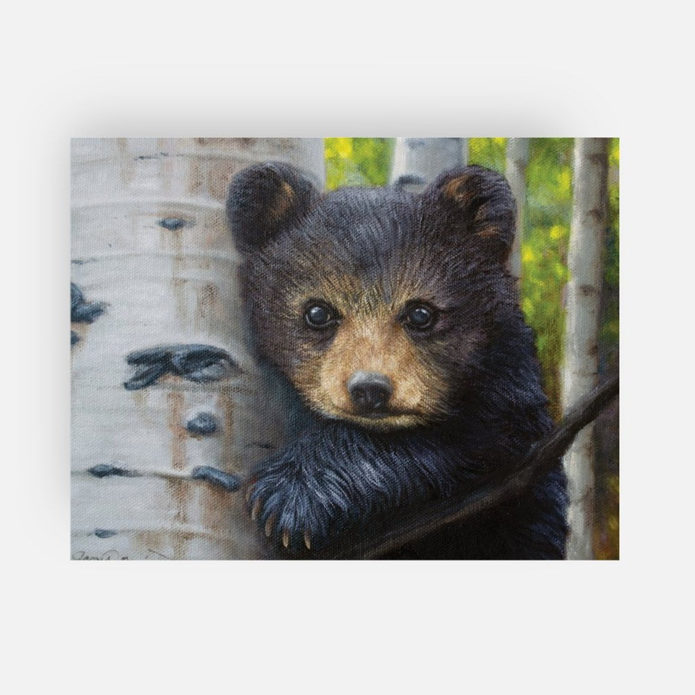 The Little Climber II Notecard – James Corwin Fine Art - Wildlife Artist